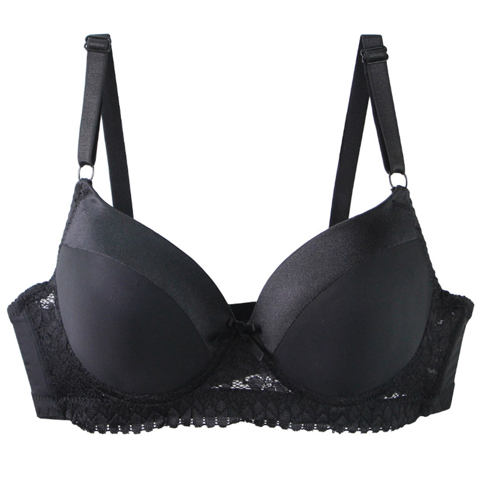 Tauxra Women's Bra,Casual Plus Size Wirefree C Cup Daily Underwear with ...