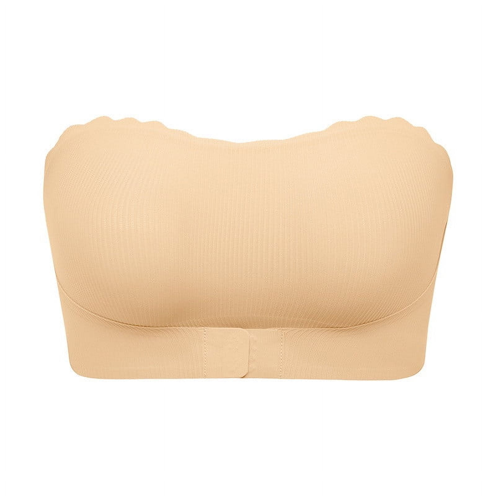 Tauxra Women's Bra Casual Seamless Push Up U Shape Bra with Support ...