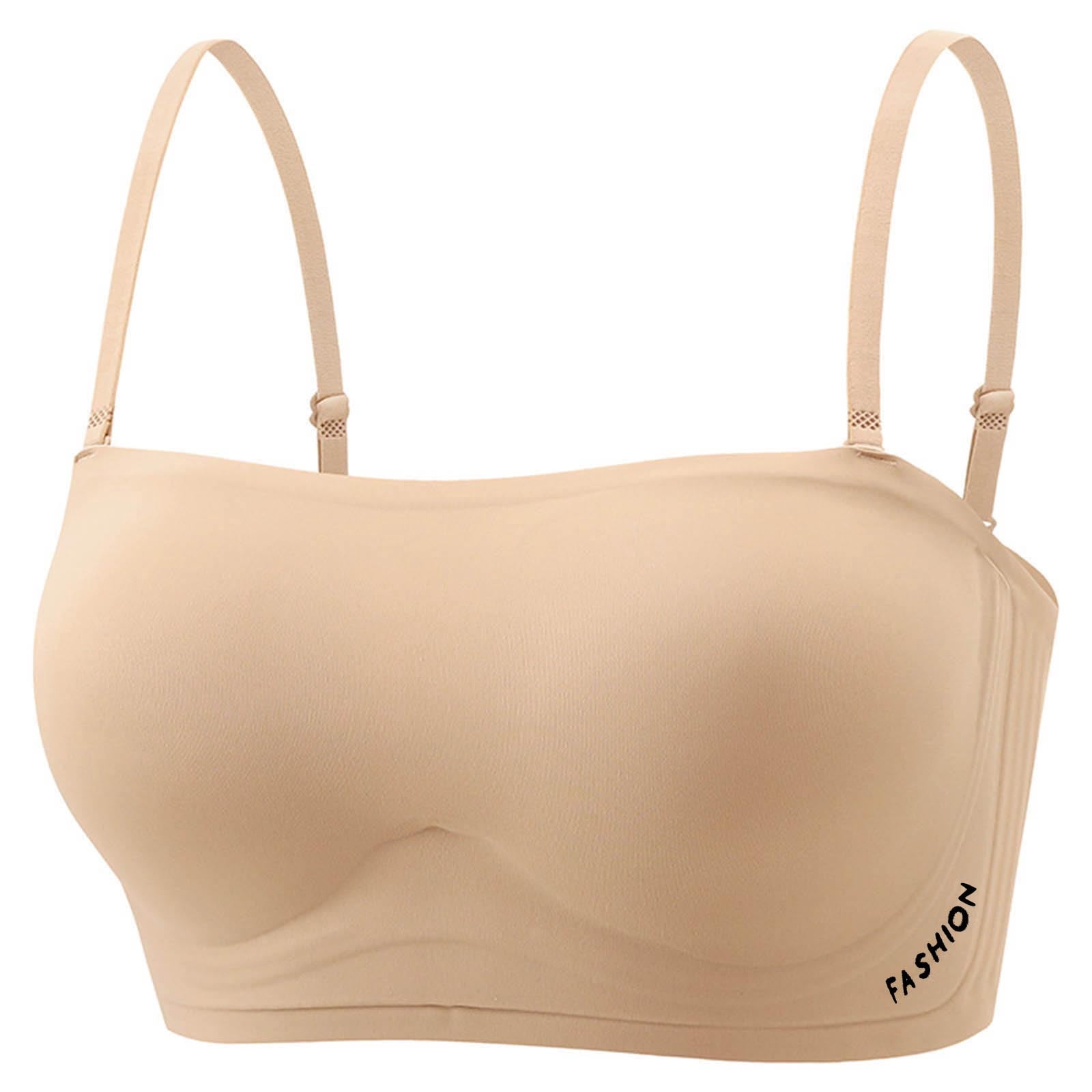 Tauxra Women's Bra Casual Tube Top Bra with Support,Bras for Women ...