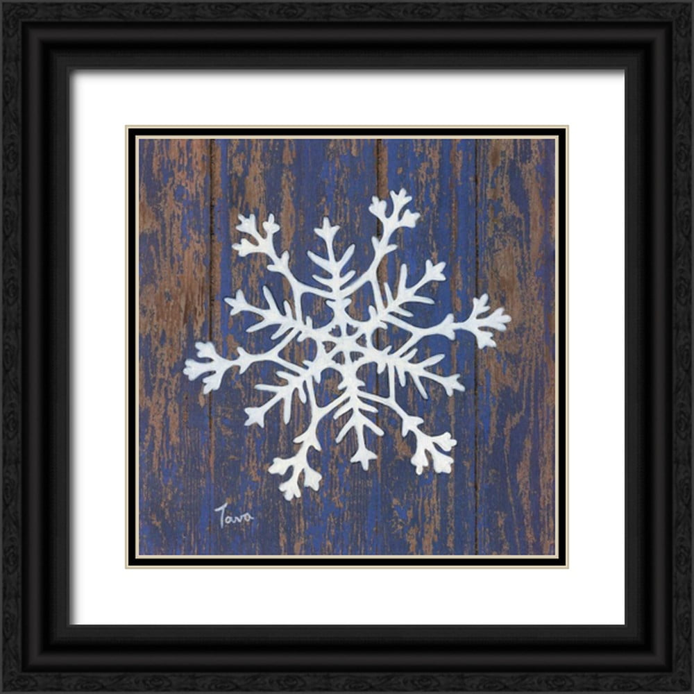 Tava, Janet 26x26 Black Ornate Wood Framed with Double Matting Museum Art Print Titled - Stencil ...