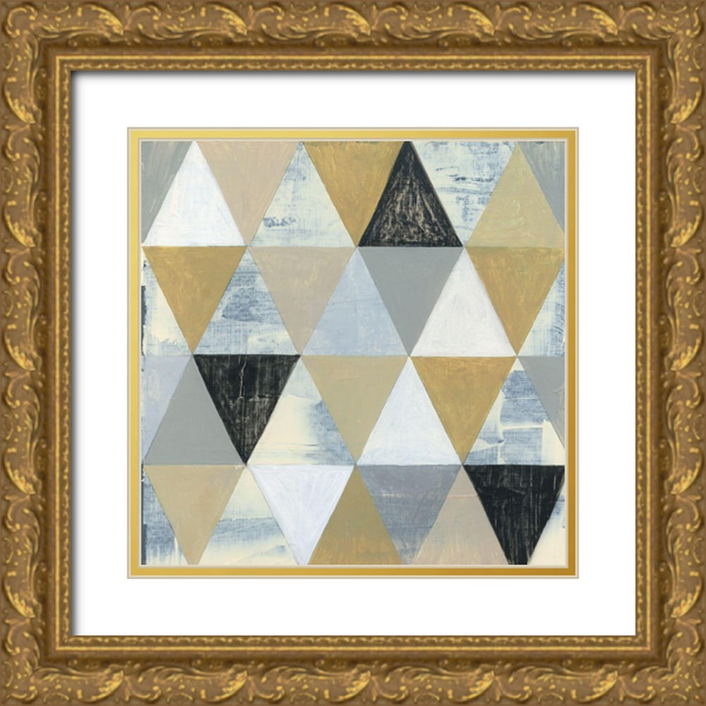 Tava Studios 12x12 Gold Ornate Wood Framed with Double Matting Museum ...