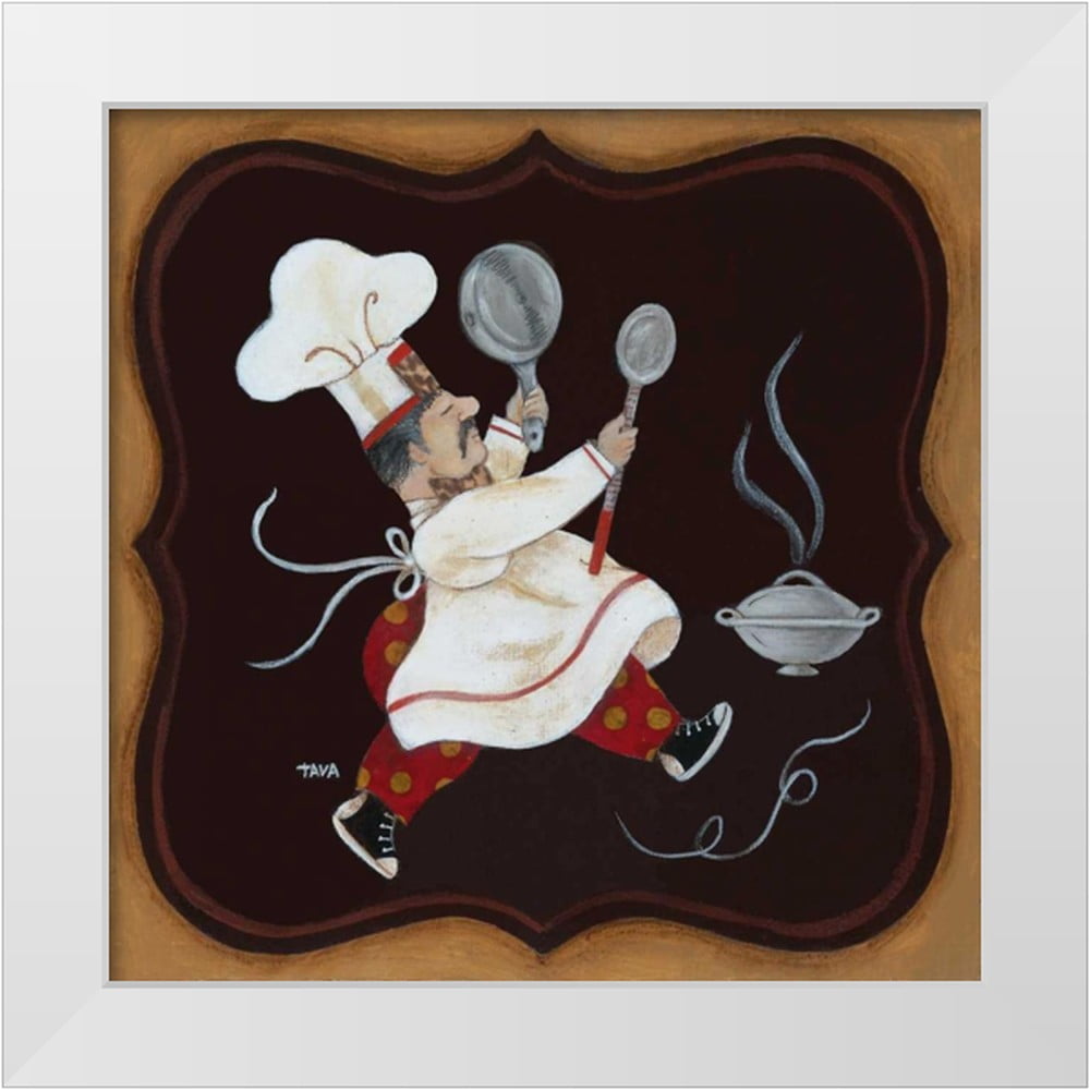 Tava Studios 12x12 White Modern Wood Framed Museum Art Print Titled ...