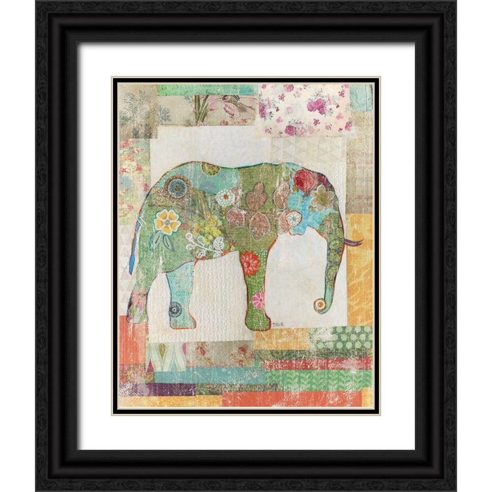 Tava Studios 12x14 Black Ornate Wood Framed with Double Matting Museum ...