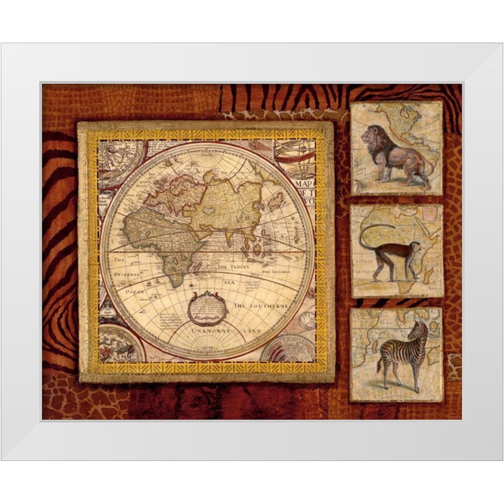Tava Studios 14x12 White Modern Wood Framed Museum Art Print Titled ...