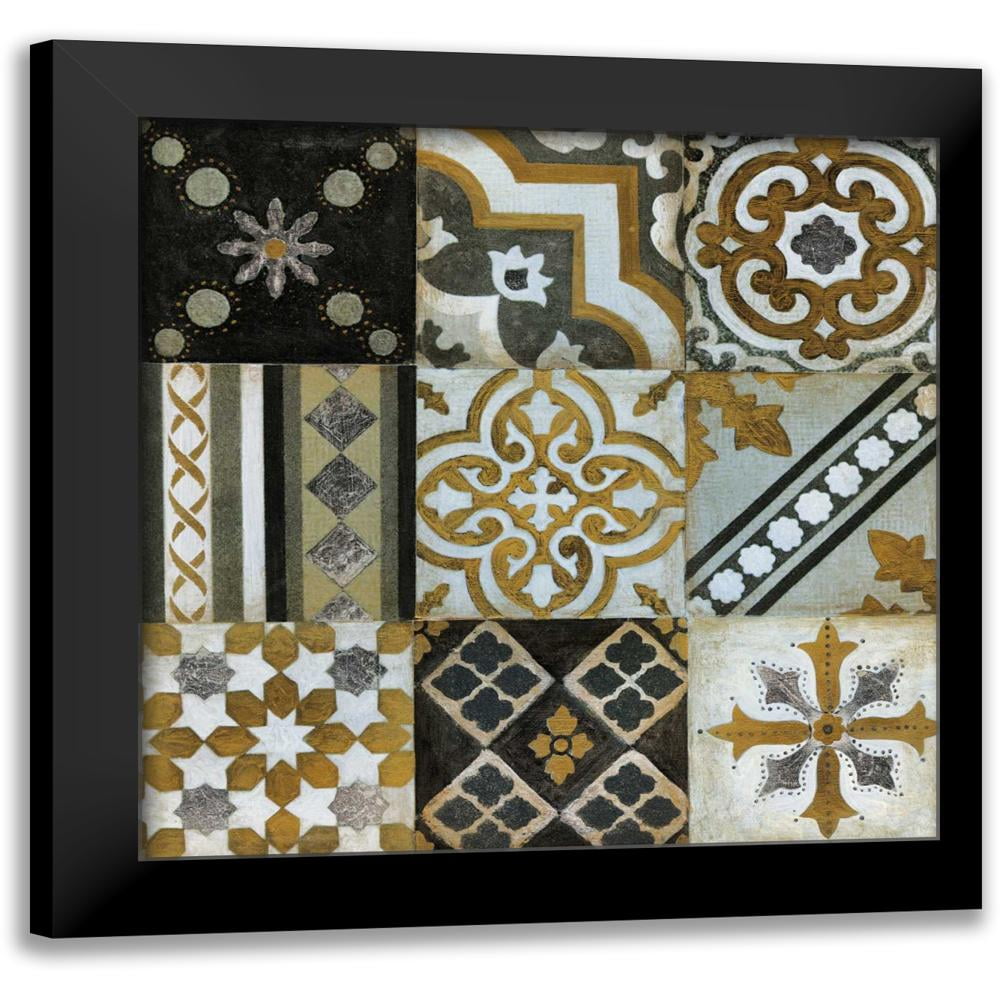 Tava Studios 15x15 Black Modern Framed Museum Art Print Titled ...