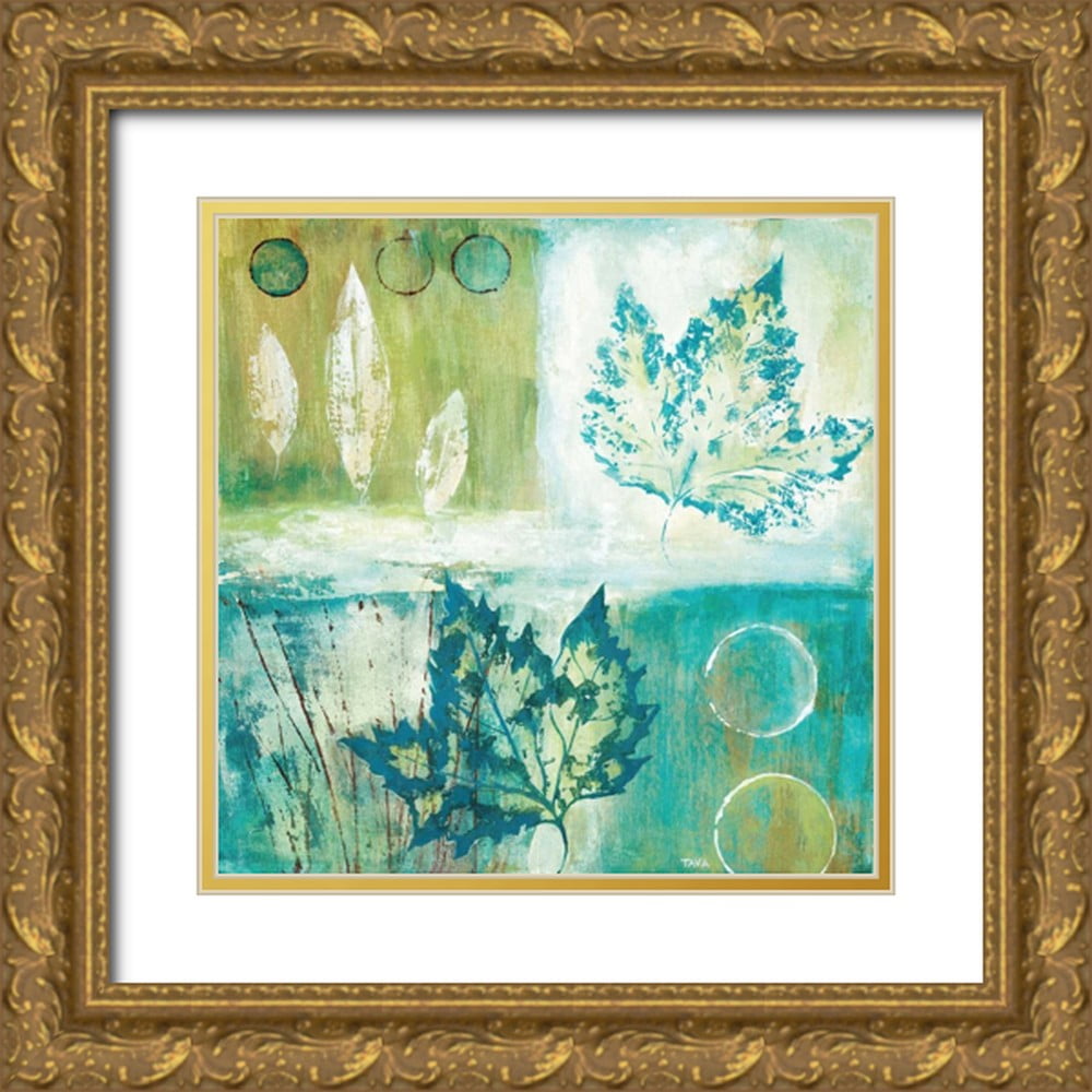 Tava Studios 15x15 Gold Ornate Wood Framed with Double Matting Museum ...