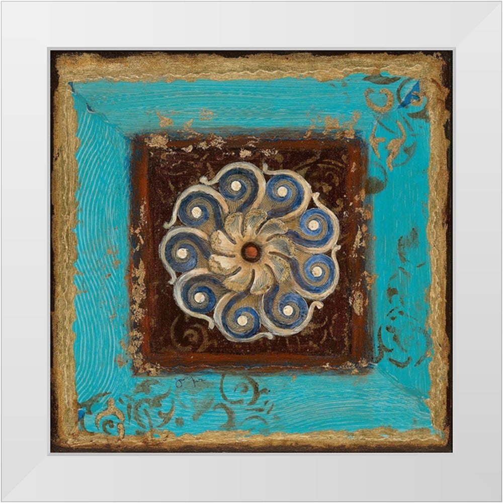 Tava Studios 15x15 White Modern Wood Framed Museum Art Print Titled ...