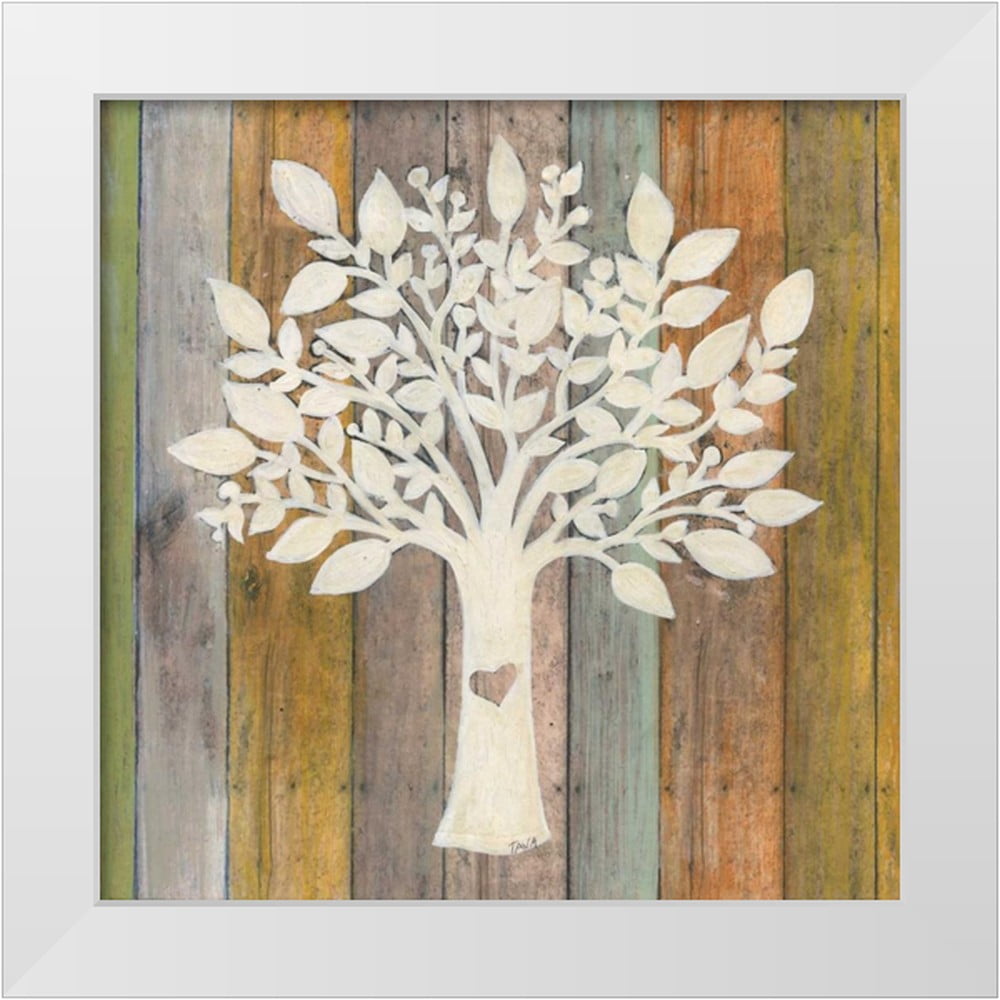 Tava Studios 15x15 White Modern Wood Framed Museum Art Print Titled ...