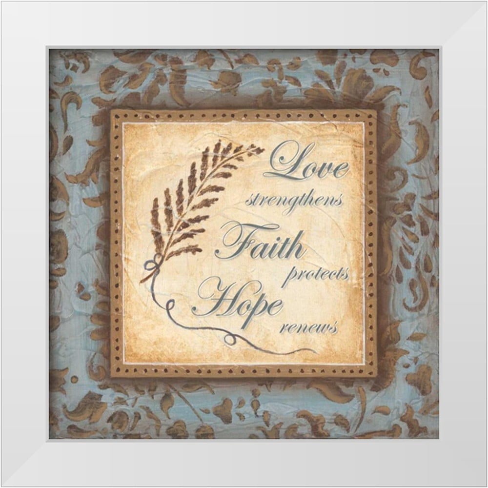 Tava Studios 15x15 White Modern Wood Framed Museum Art Print Titled ...