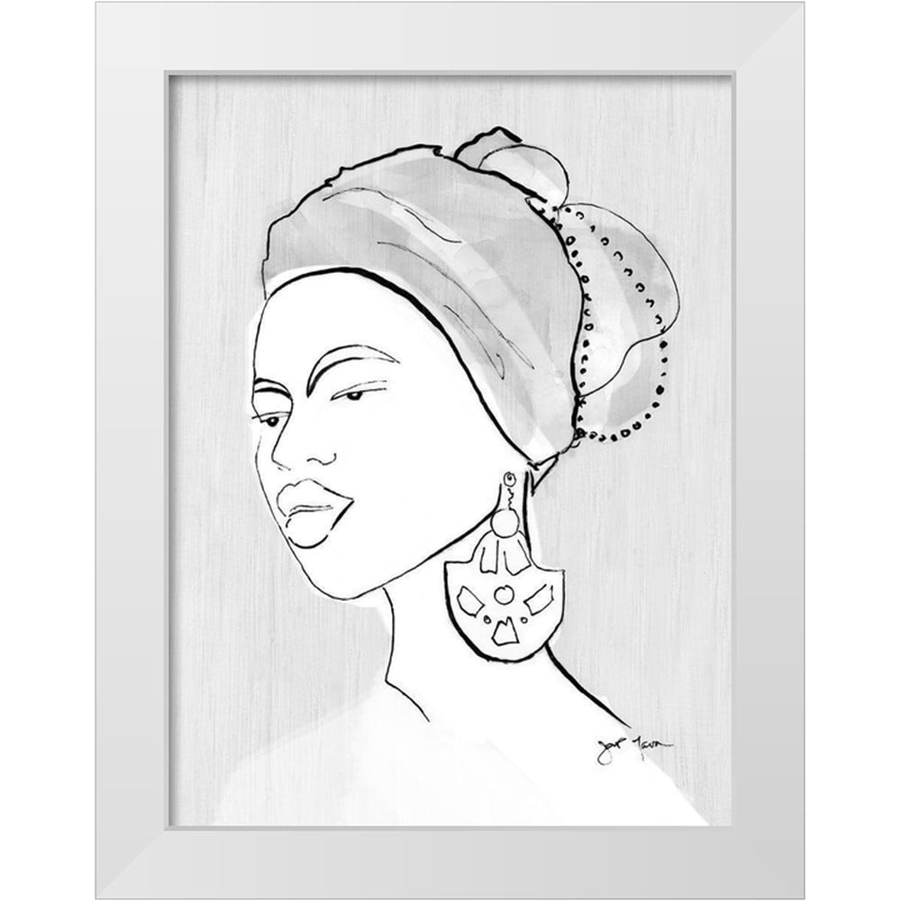 Tava Studios 15x18 White Modern Wood Framed Museum Art Print Titled ...