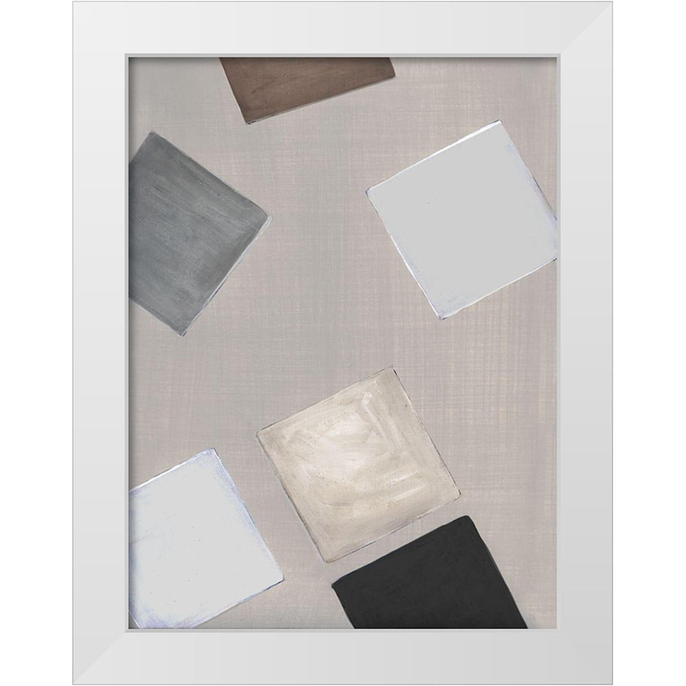 Tava Studios 19x24 White Modern Wood Framed Museum Art Print Titled ...