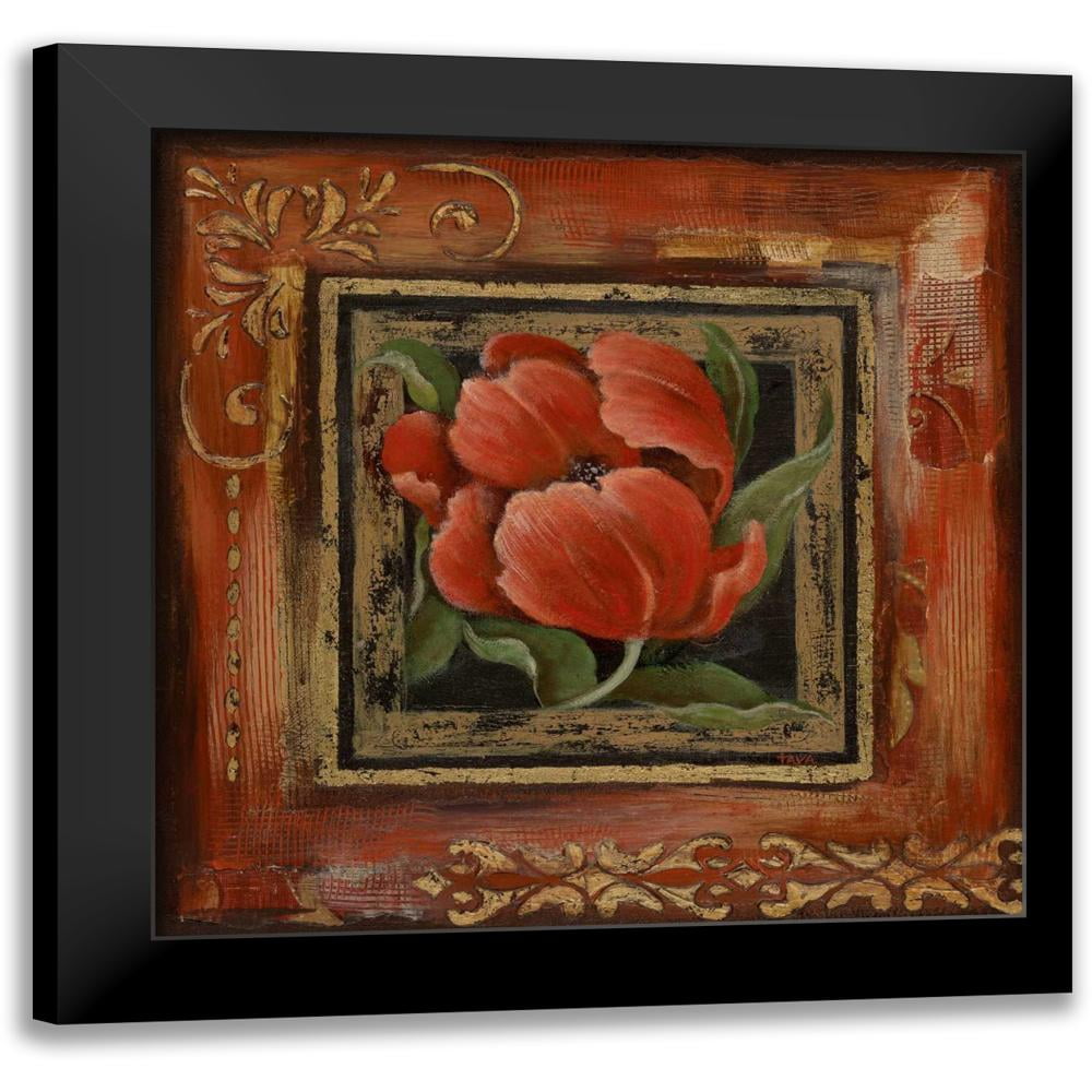 Tava Studios 20x20 Black Modern Framed Museum Art Print Titled ...