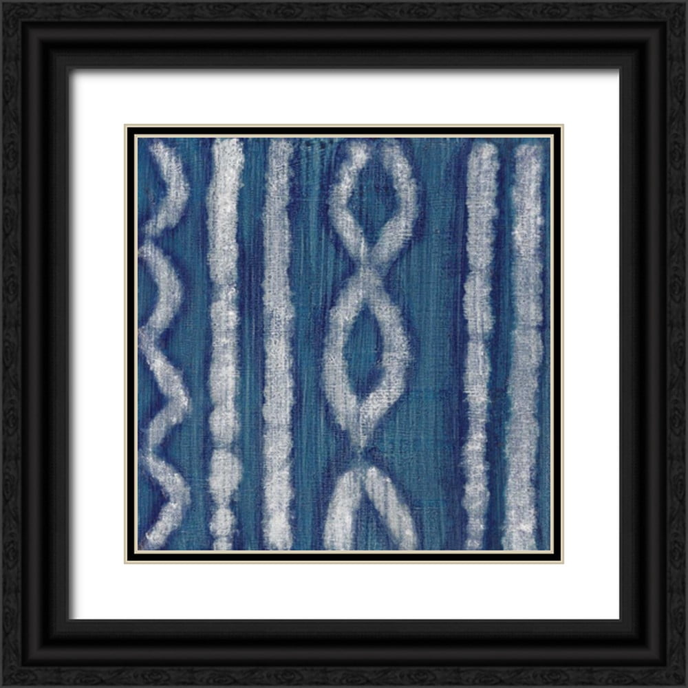 Tava Studios 20x20 Black Ornate Wood Framed with Double Matting Museum ...