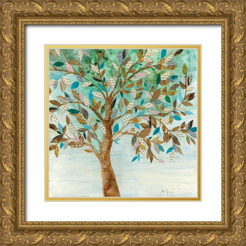 Tava Studios 20x20 Gold Ornate Wood Framed with Double Matting Museum ...