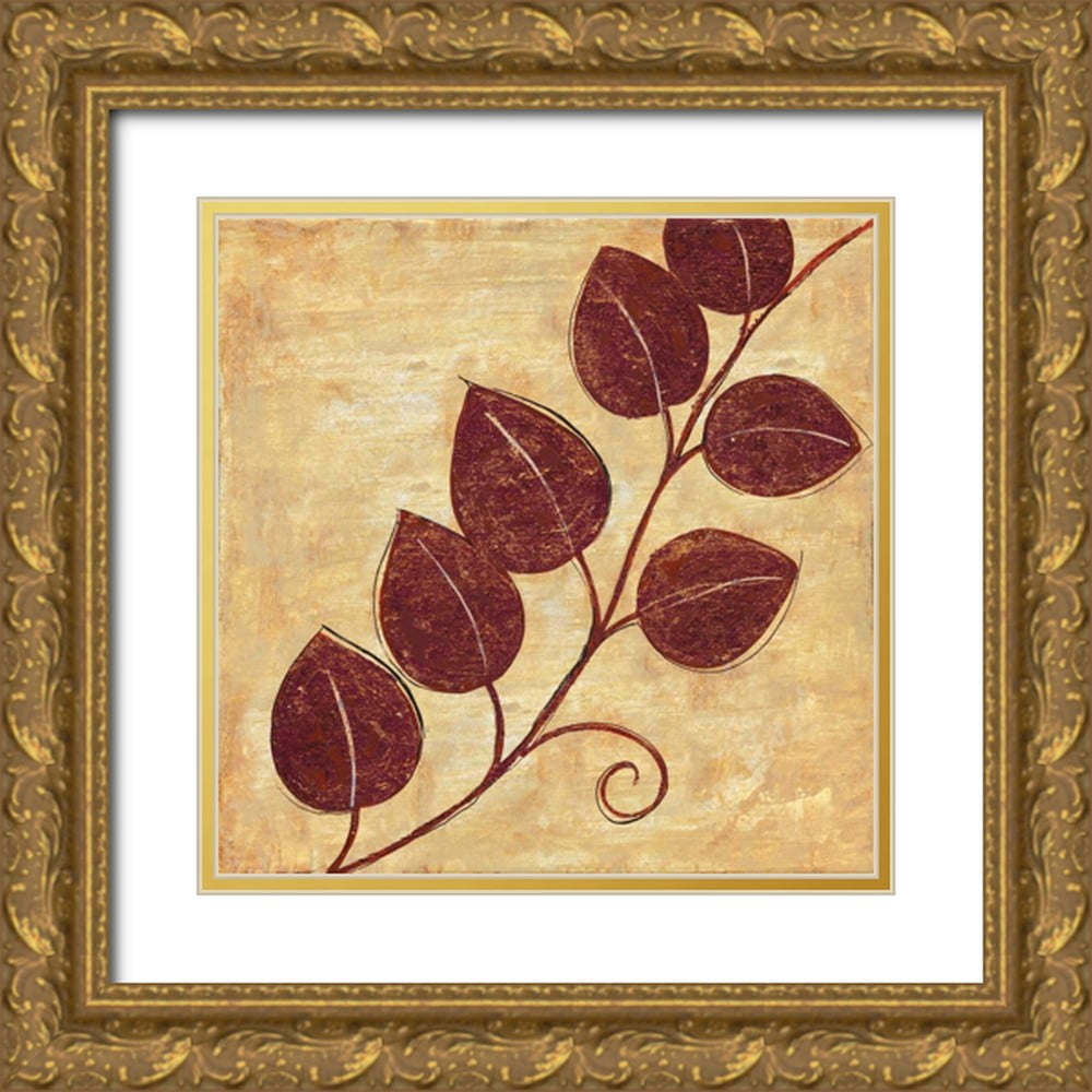 Tava Studios 20x20 Gold Ornate Wood Framed with Double Matting Museum ...