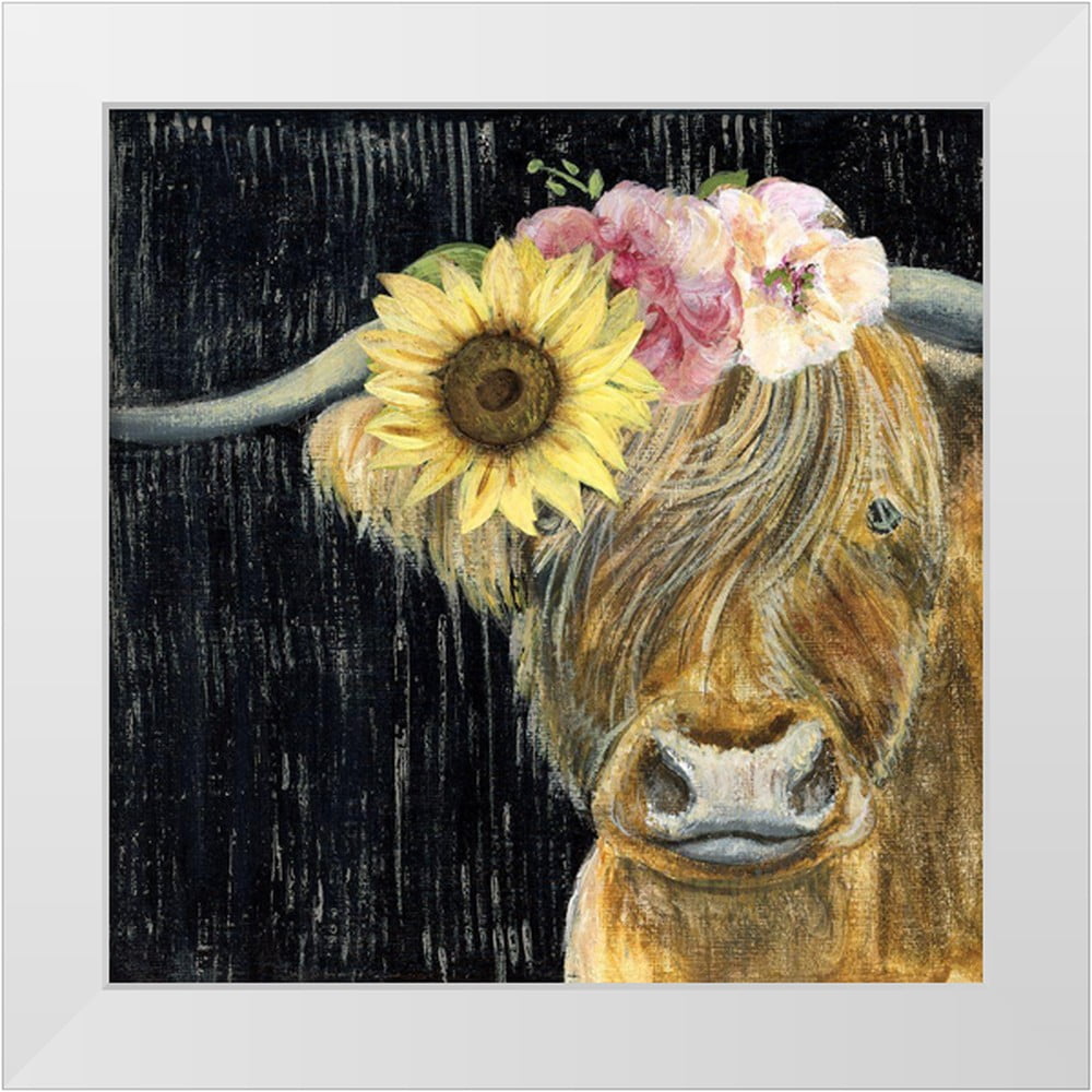 Tava Studios 20x20 White Modern Wood Framed Museum Art Print Titled ...