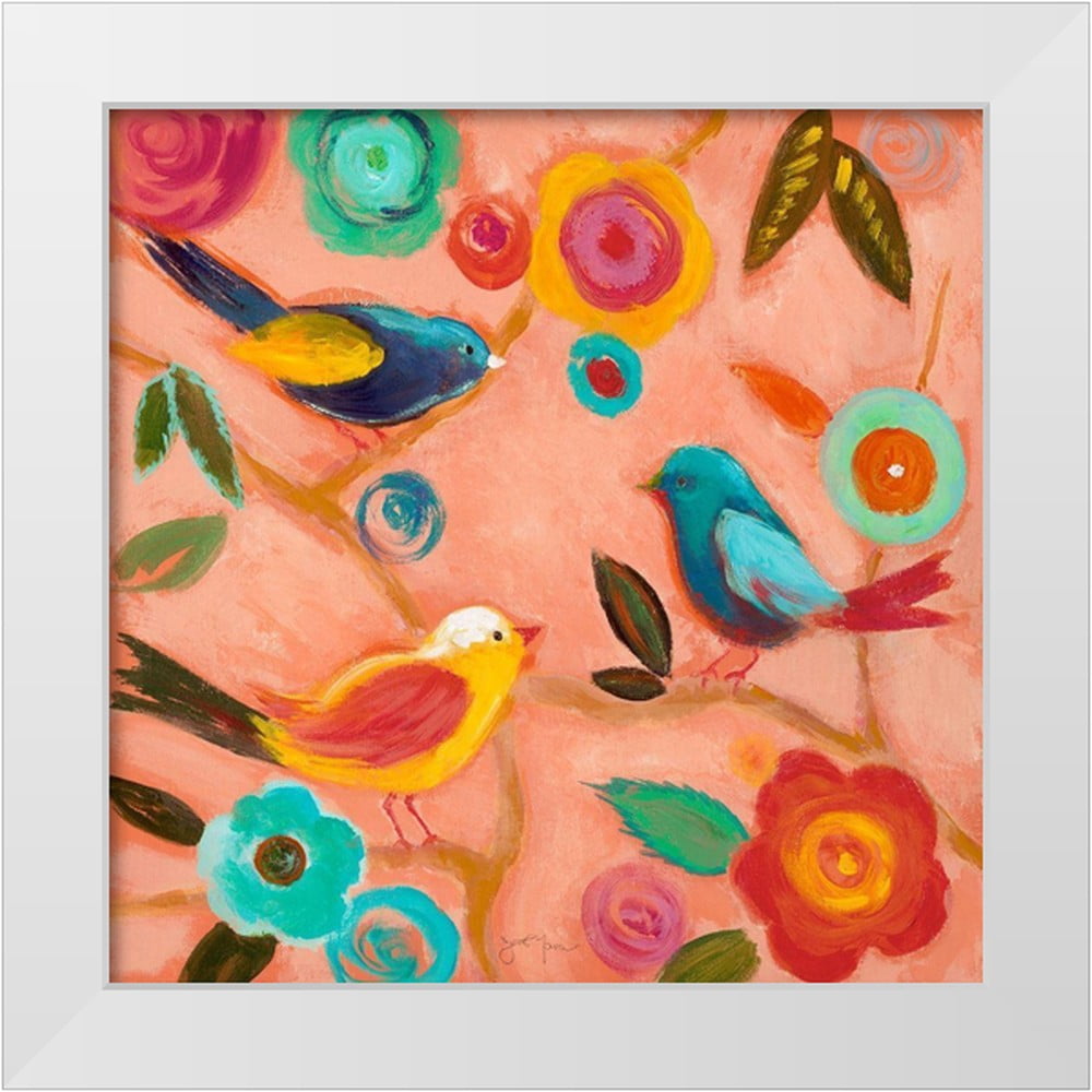 Tava Studios 20x20 White Modern Wood Framed Museum Art Print Titled ...