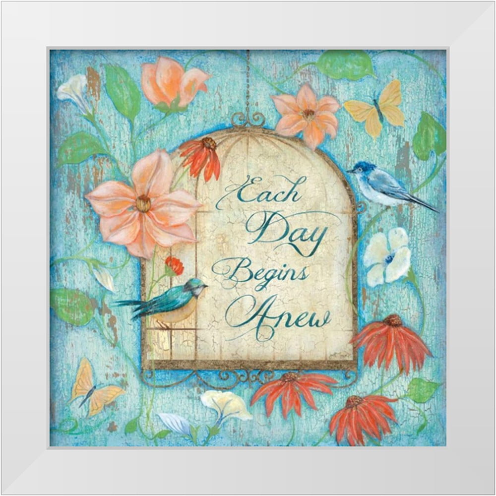 Tava Studios 20x20 White Modern Wood Framed Museum Art Print Titled ...