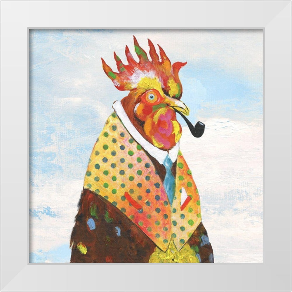 Tava Studios 20x20 White Modern Wood Framed Museum Art Print Titled ...