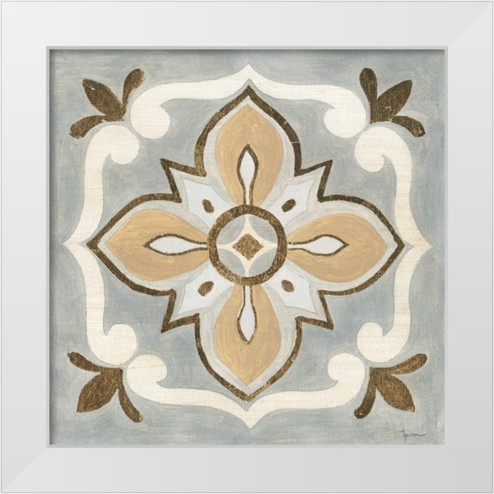 Tava Studios 20x20 White Modern Wood Framed Museum Art Print Titled ...