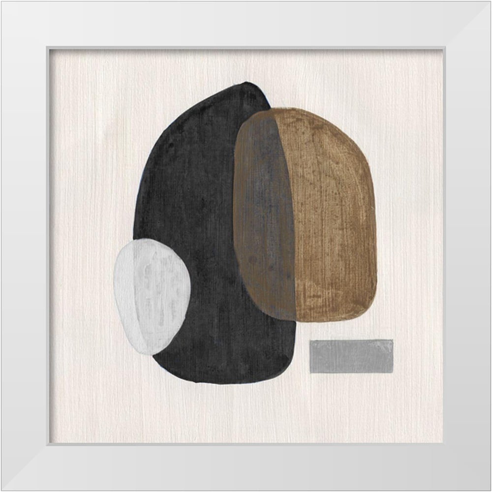 Tava Studios 20x20 White Modern Wood Framed Museum Art Print Titled ...