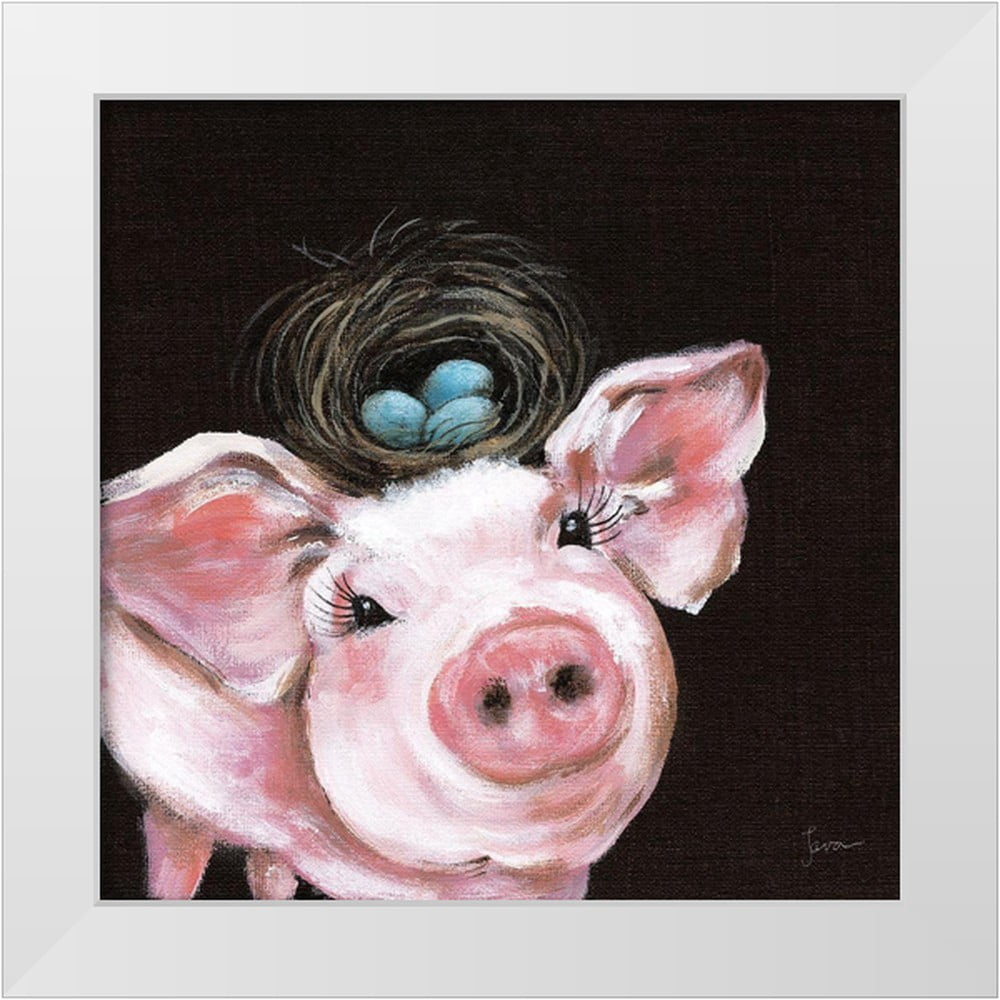 Tava Studios 20x20 White Modern Wood Framed Museum Art Print Titled ...