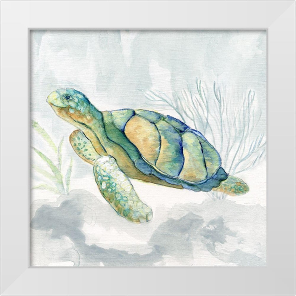 Tava Studios 20x20 White Modern Wood Framed Museum Art Print Titled ...