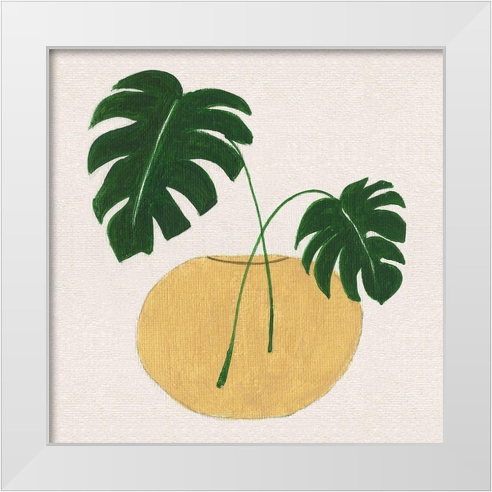 Tava Studios 20x20 White Modern Wood Framed Museum Art Print Titled ...