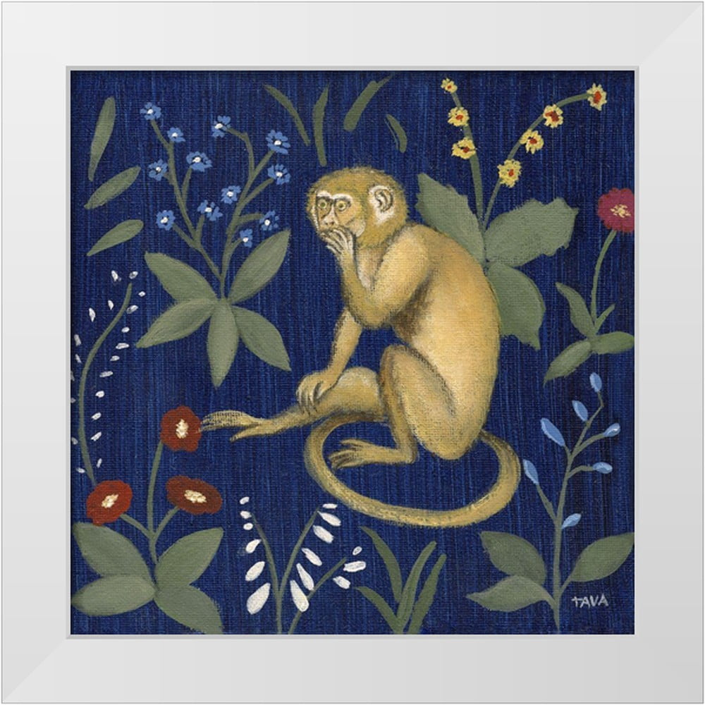 Tava Studios 20x20 White Modern Wood Framed Museum Art Print Titled ...