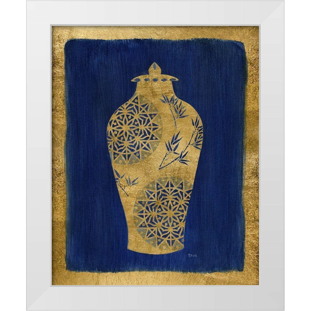 Tava Studios 20x24 White Modern Wood Framed Museum Art Print Titled ...