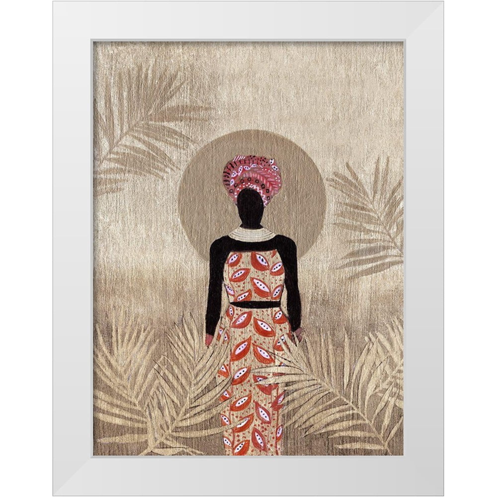 Tava Studios 25x32 White Modern Wood Framed Museum Art Print Titled ...