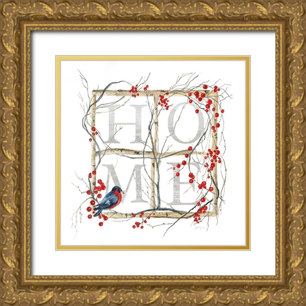 Tava Studios 26x26 Gold Ornate Wood Framed with Double Matting Museum ...