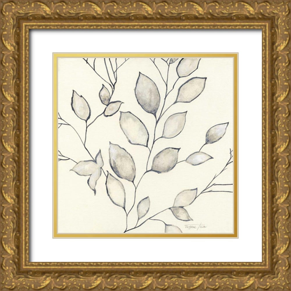 Tava Studios 26x26 Gold Ornate Wood Framed with Double Matting Museum ...