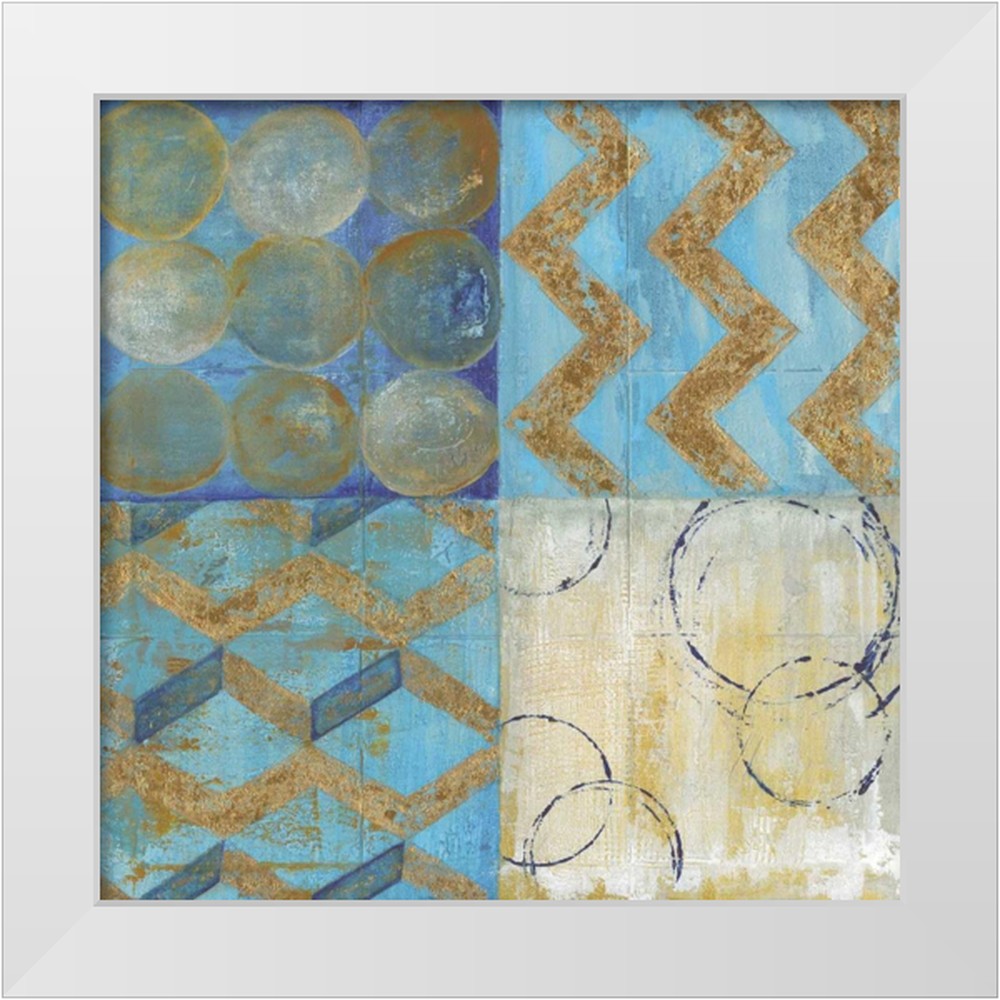 Tava Studios 26x26 White Modern Wood Framed Museum Art Print Titled ...