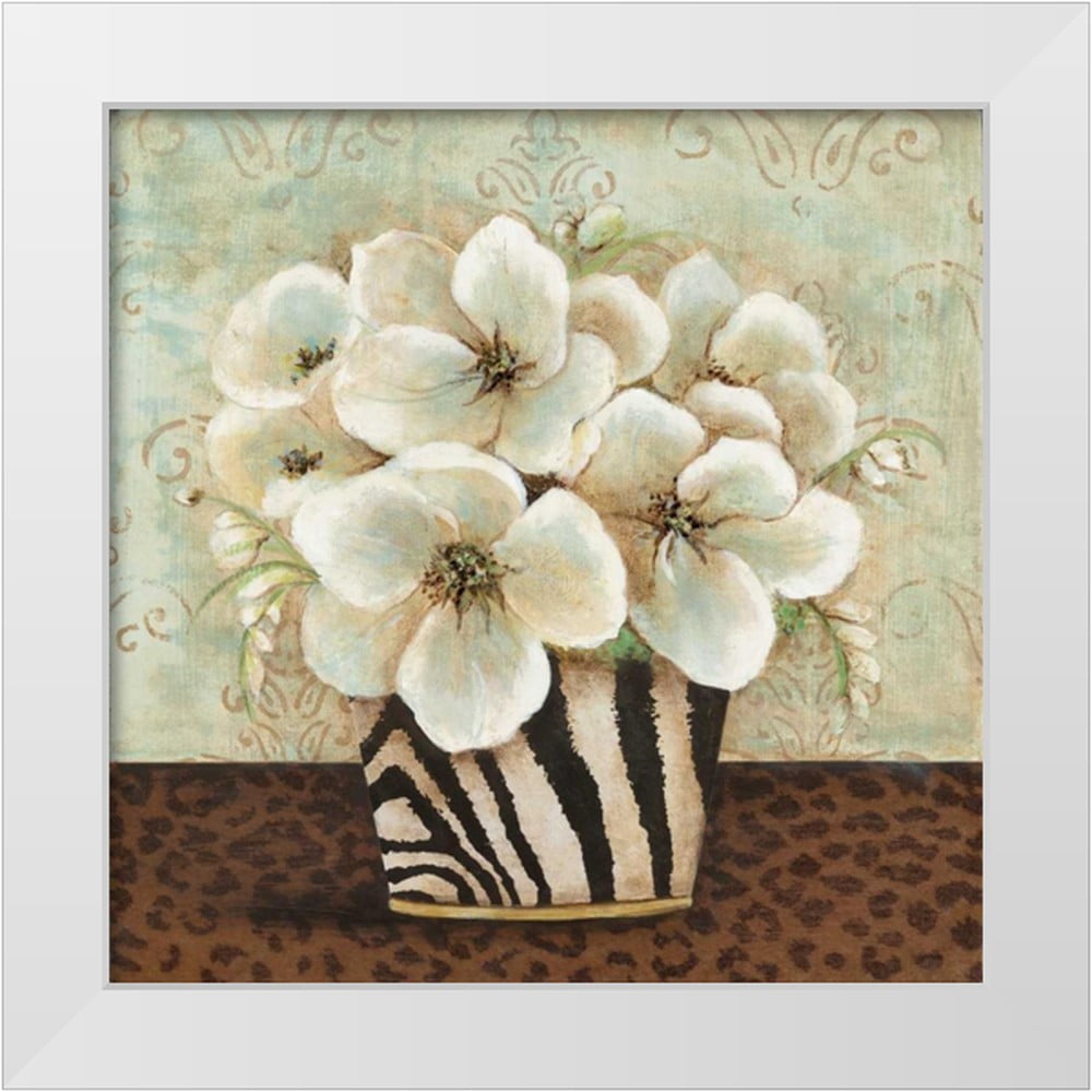 Tava Studios 26x26 White Modern Wood Framed Museum Art Print Titled ...