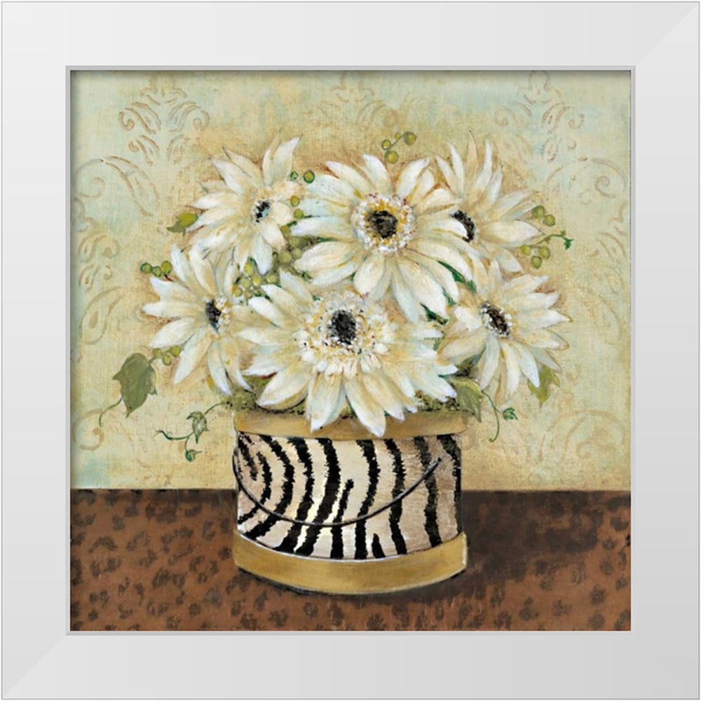 Tava Studios 26x26 White Modern Wood Framed Museum Art Print Titled ...