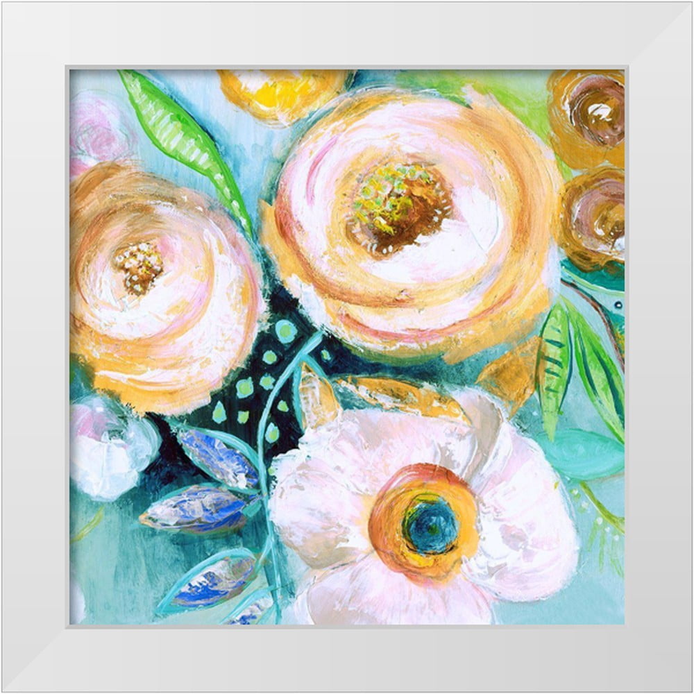 Tava Studios 26x26 White Modern Wood Framed Museum Art Print Titled ...