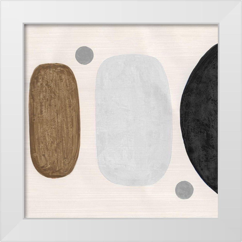 Tava Studios 26x26 White Modern Wood Framed Museum Art Print Titled ...