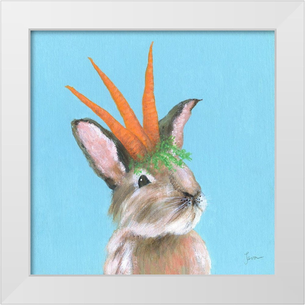Tava Studios 26x26 White Modern Wood Framed Museum Art Print Titled ...