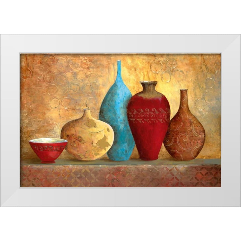 Tava Studios 32x23 White Modern Wood Framed Museum Art Print Titled ...