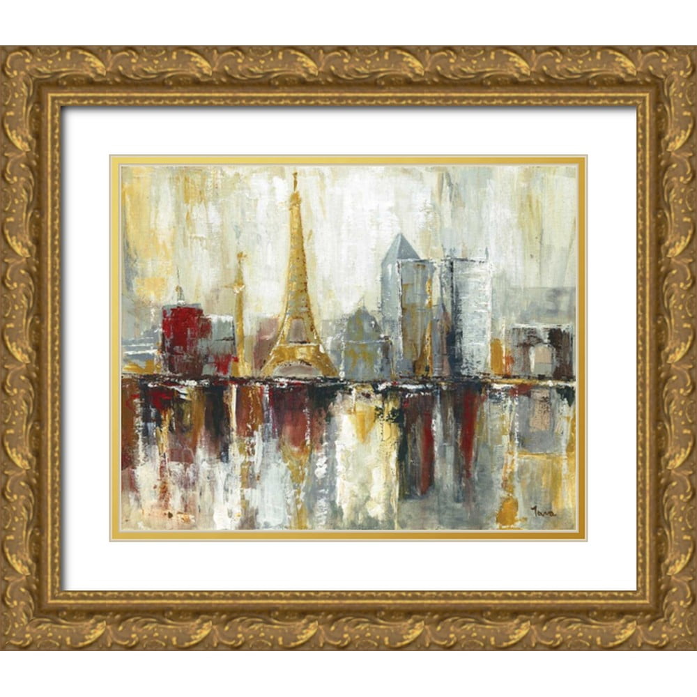 Tava Studios 32x26 Gold Ornate Wood Framed with Double Matting Museum ...