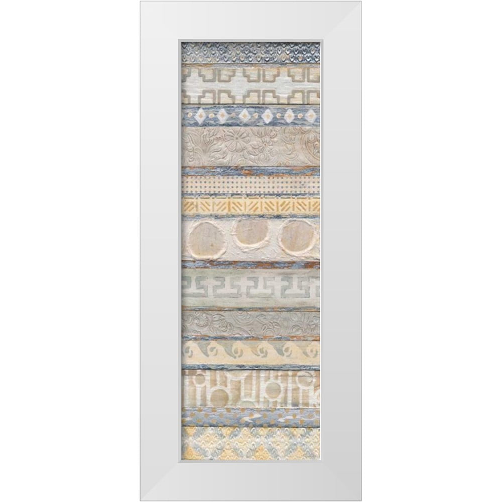Tava Studios 7x14 White Modern Wood Framed Museum Art Print Titled ...