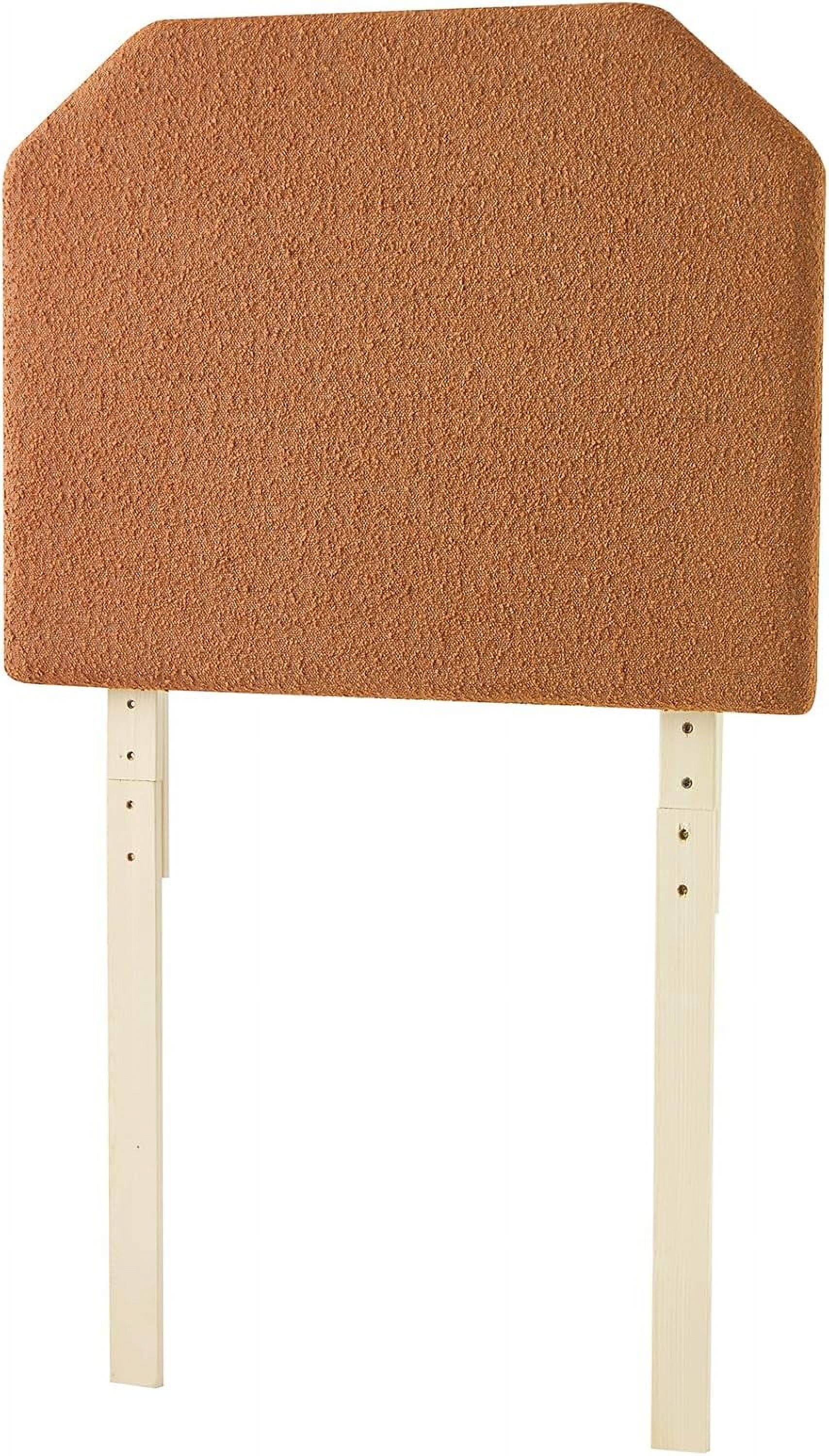 Tavira Allure® Boucle Dorm Headboard with Legs - Yellowstone Gray ...