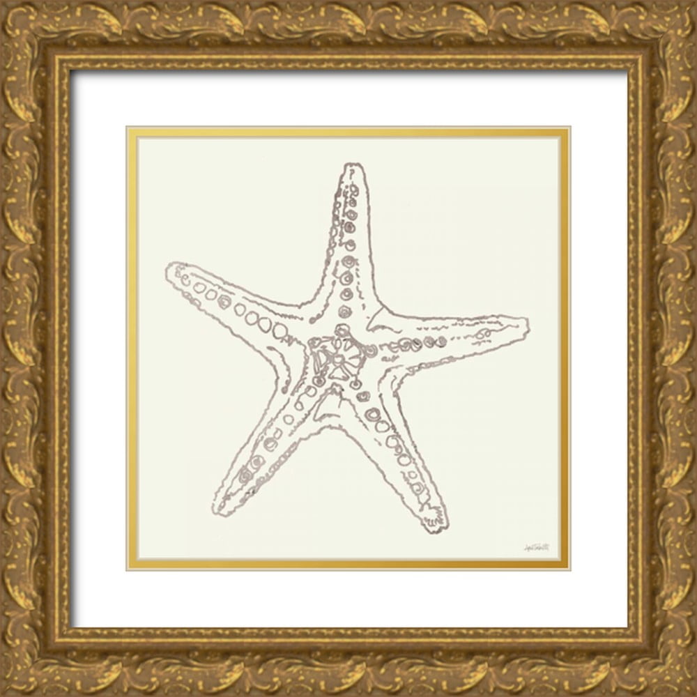 Tavoletti, Anne 26x26 Gold Ornate Wood Framed with Double Matting ...