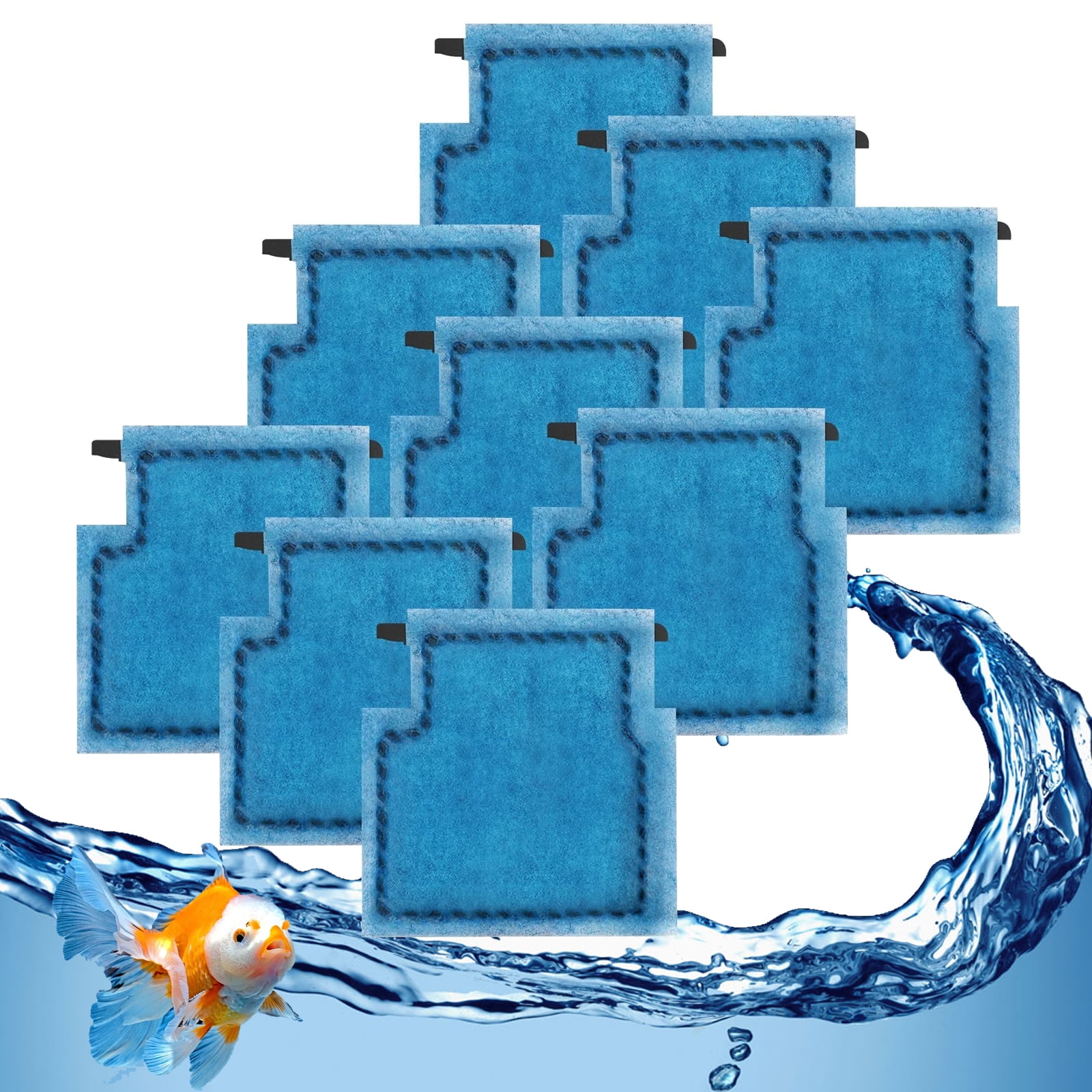 Tawatiler 9-Pack Fish Tank Filter Cartridge, EZ-Change for Aqua-Tech 5 ...