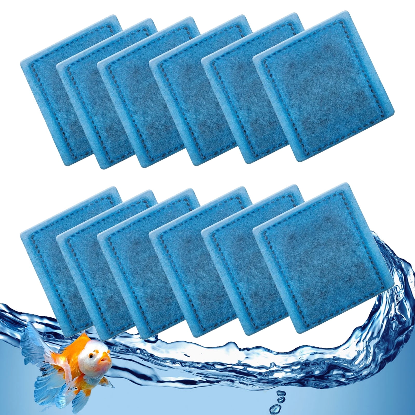 Tawatiler EZ-Change #3 Fish Tank Filter Cartridge, 12 Pack for Aqua ...
