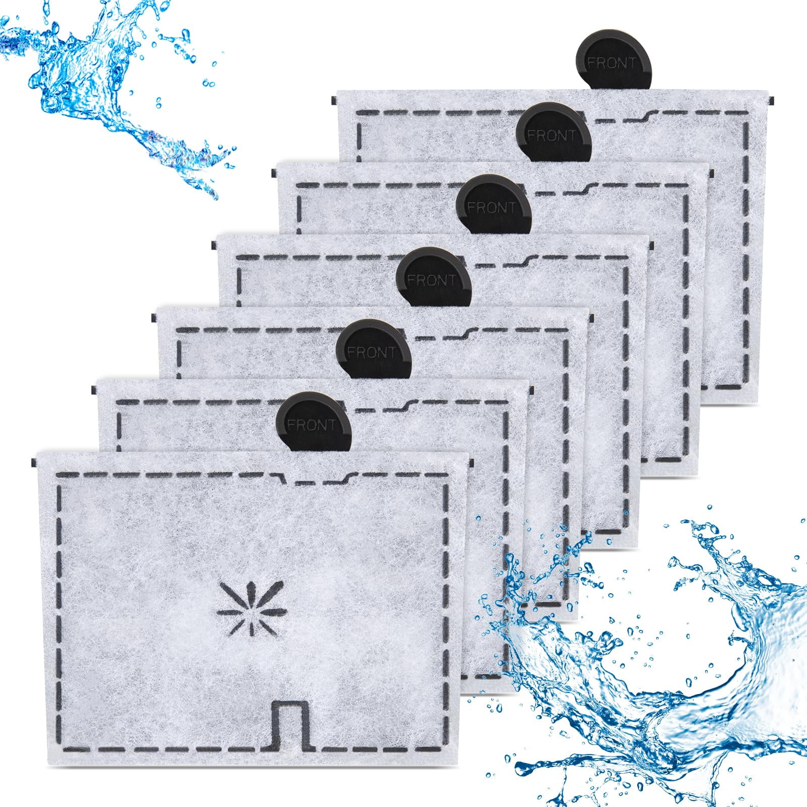 Tawatiler 6 Packs - Small Filters Cartridges for Aqueon QuietFlow E ...