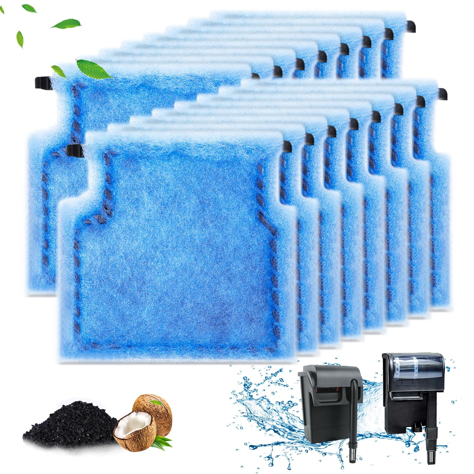 Tawatiler 8/16 Pack Rite-Size A Filter Cartridges for MarineLand ...