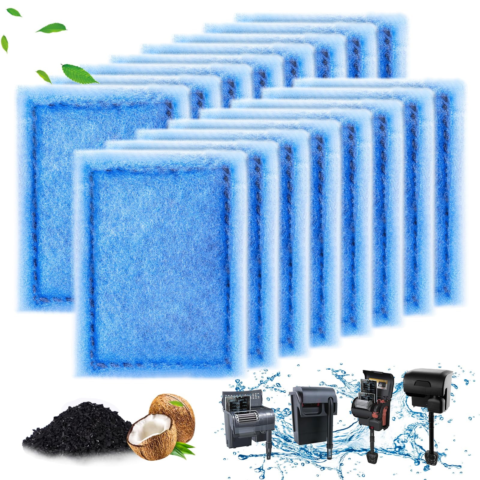 Tawatiler 8/16 Pack Rite-Size B Filter Cartridges for Marineland ...