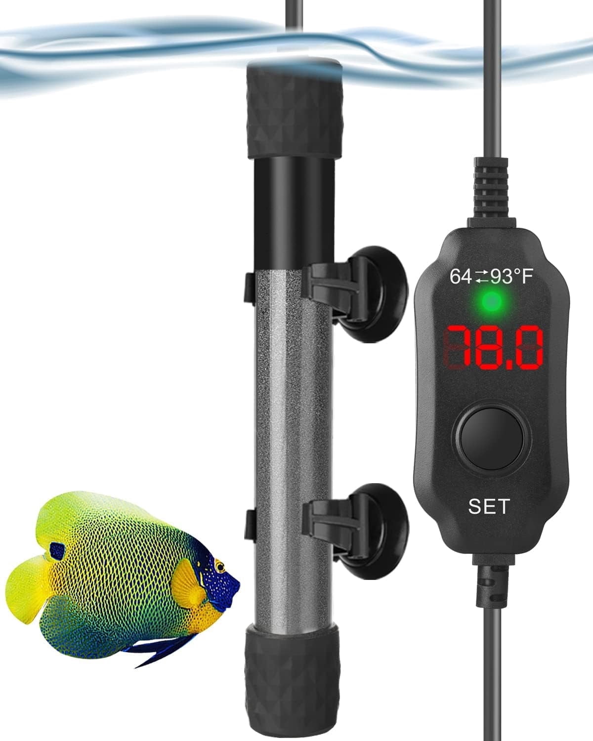Tawatiler Aquarium Heater 200W, Submersible Fish Tank Heater Super ...
